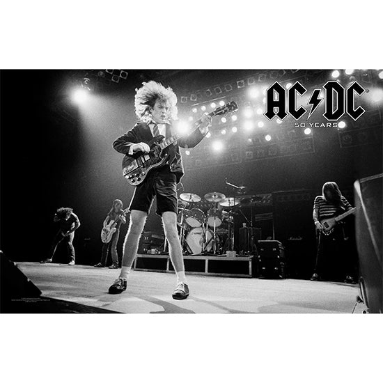 Drapeau de luxe - ACDC - 50 Years | Rock, Heavy Metal, Punk