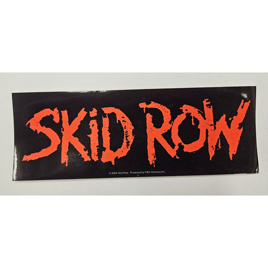 Autocollant - Skid Row - Logo rouge | Rock, Heavy Metal, Punk