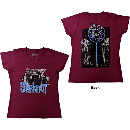 T-Shirt - Slipknot - Goat Logo Demon - Marron - Femme | Rock, Heavy ...