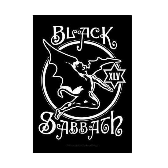 Drapeau - Black Sabbath - 45th Anniversary Logo | Rock, Heavy Metal, Punk